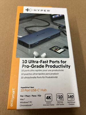 HyperDrive Next 10 Ultra Fast Port USB-C Hub | Model HD4005 | $99.99 | eBay