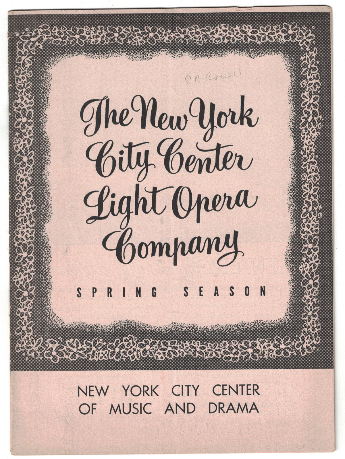 Barbara Cook "CAROUSEL" David Atkinson / Rodgers & Hammerstein 1954 ...