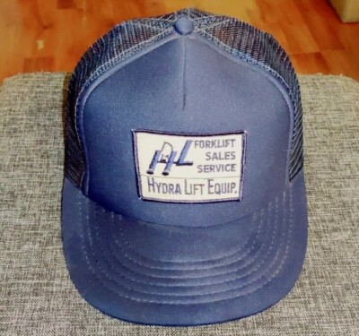 Vintage Hydra Lift Equip. Forklift Sales Service Trucker Hat Cap ...