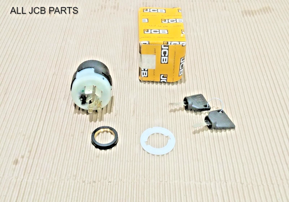 GENUINE JCB IGNITION SWITCH AND 2 KEYS (PART# 701/80184 701/45500) | eBay