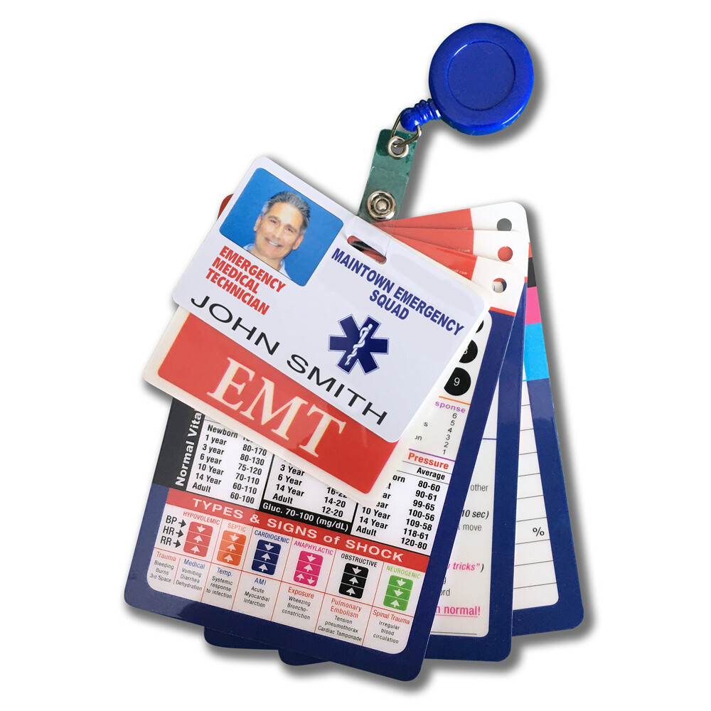 EMT Compact Triple Pocket Package - The Ultimate Reference Card System ...