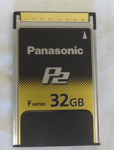 Panasonic 32GB P2 Card - AJ-P2E032FG Solid State Memory for HVX200 ...