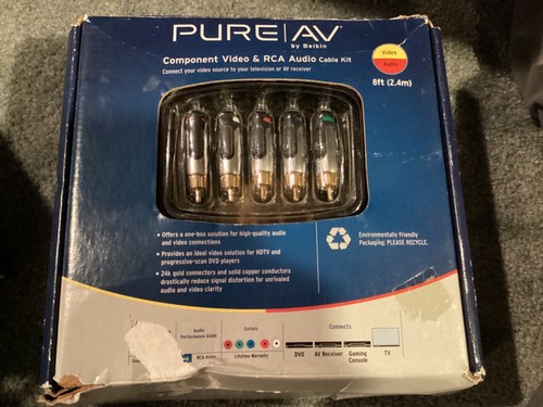 Belkin PURE AV Component Video & RCA Audio Cable Kit | eBay