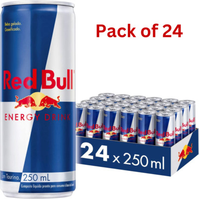 RED BULL ENERGY DRINK 250ml CLASSIC 24x250ml ‎Beverages Vegetarian ...