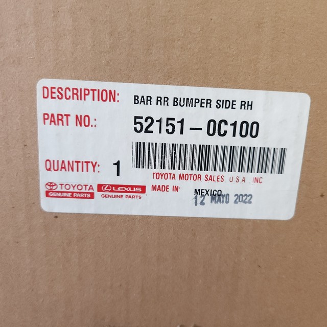 2014 - 2021 Toyota Tundra Rear Bumper Right End Chrome Genuine OEM ...