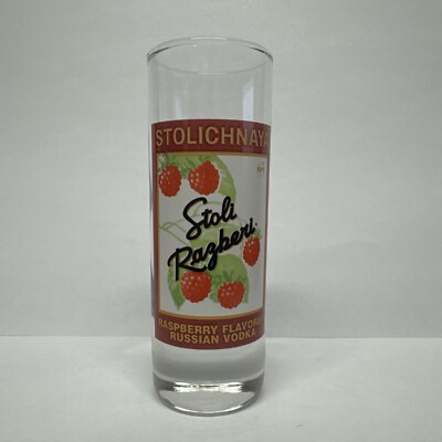 STOLICHNAYA RUSSIAN VODKA Stoli Razberi (Raspberry) Tall Long Shot ...