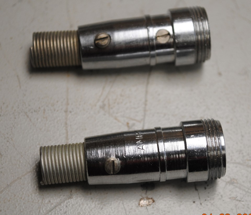 AMPHENOL 80-MC2F 2 PIN MICROPHONE FEMALE CABLE JACK (mates to 80-MC2M ...