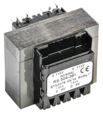 1 x 20V ac 2 Output Through Hole PCB Transformer, 3VA | eBay UK