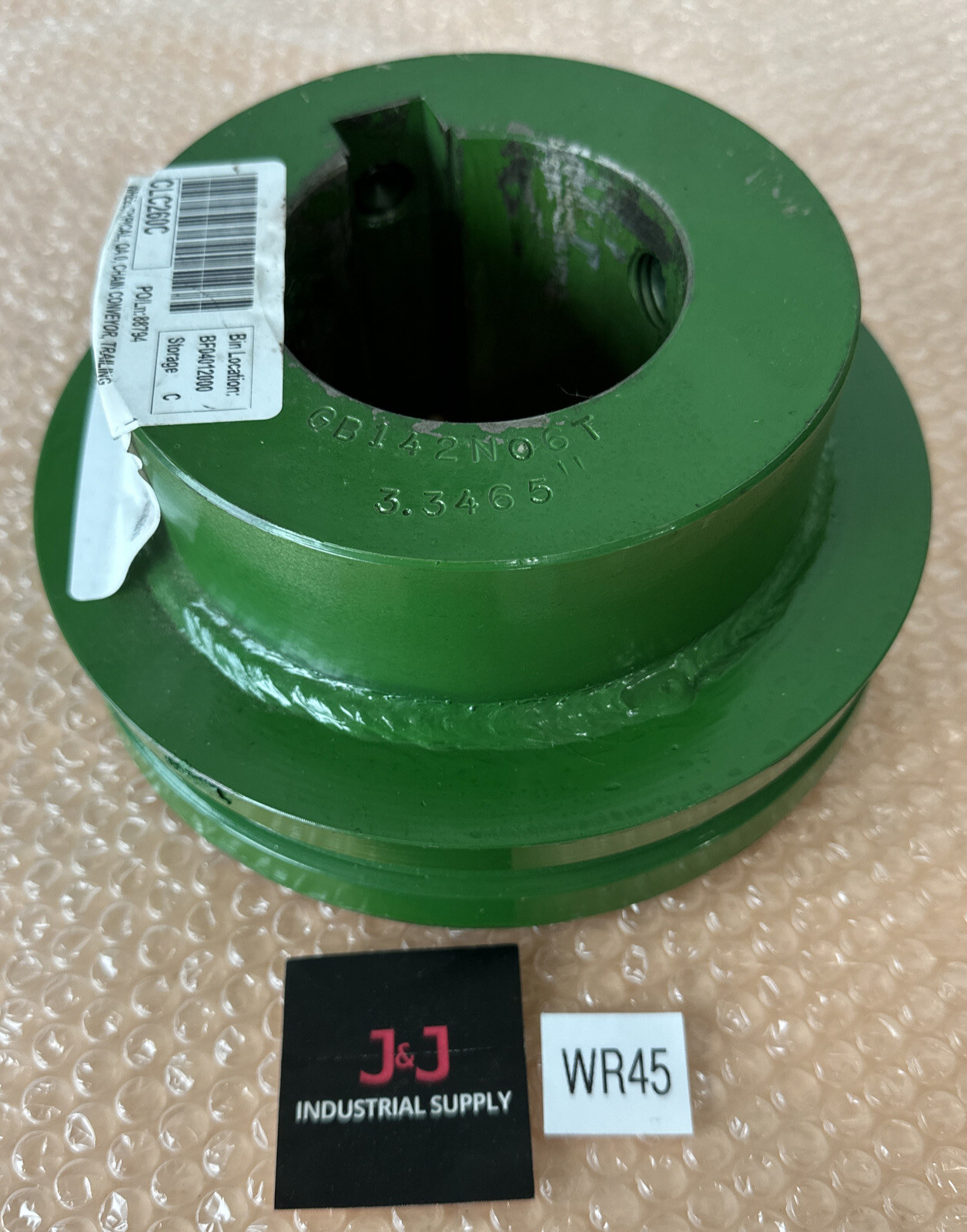 Chain Conveyor Trailing Wheel 8-1/4” OD 3-1/4” ID 5/8” Groove || FAST ...