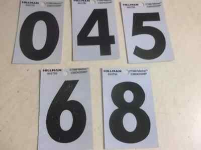 Hillman sign center 3" Inch 75MM Black on Silver Reflective Square Free ...