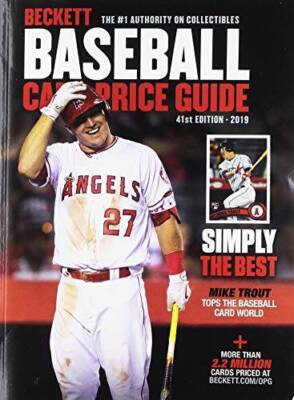 Beckett Baseball Card Price Guide: 2019 Edition - Paperback - VERY GOOD ...