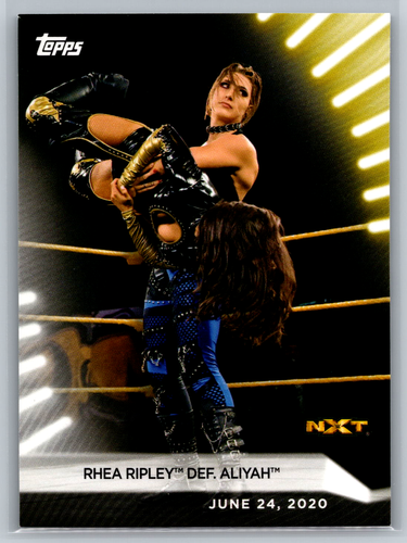Rhea Ripley Def Aliyah 2021 Topps WWE Women's Division #32 | eBay