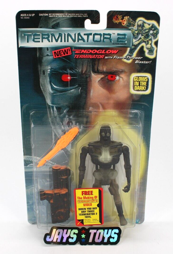 Endoglow Terminator 2 Figure w/ Flame-Thrower Blaster 1991 Kenner New ...
