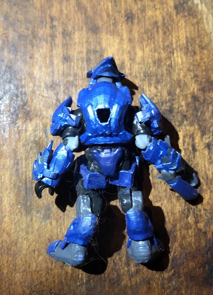 Halo Mega Construx Custom Blue Elite Minor | eBay