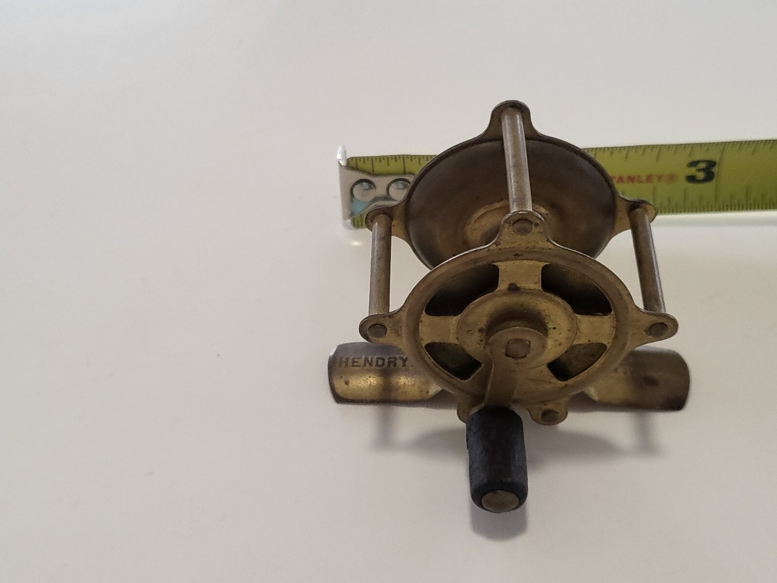 Vintage Hendrix Brass Fishing Reel | eBay