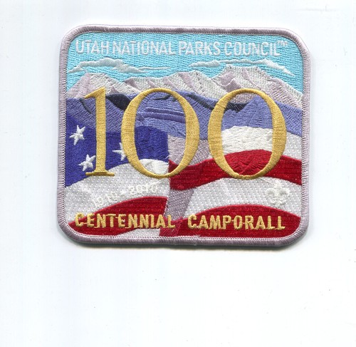 PATCH - UTAH NATIONAL PARKS- 100 YEARS- CENTENNIAL CAMPORALL-2010-SIZE ...