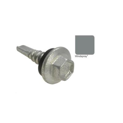 Qty 200 Hex Metal NEO 12g-14 x 20mm WINDSPRAY ARMOUR GREY Colorbond Tek ...