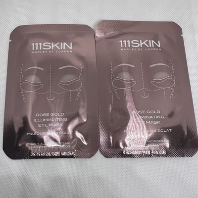 2 111Skin Rose Gold Illuminating Eye Mask Set 2 Masks | eBay