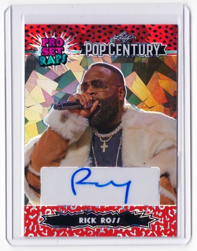 Rick Ross 2023 Leaf Pop Century Autograph Card /3 !! Signature Auto | eBay