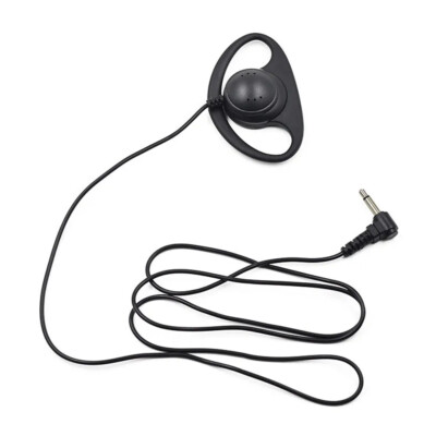 10pcs 1-Pin D-Shape 3.5mm Listen Only Earphone Earpiece Headset For 2 ...