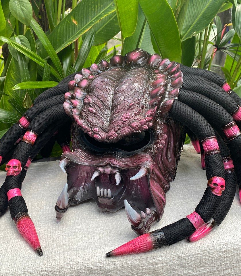 Predator Custom Helmet Berseker Alien Custom Motorcycle Helmet Skull ...