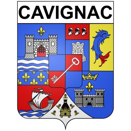 Cavignac 33 ville Stickers blason autocollant adhésif | eBay