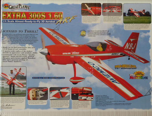 Great Planes Extra 300S RC Airplane ARF (GPMA1365) | eBay