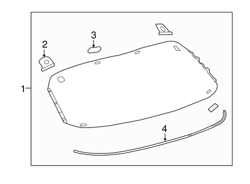 Genuine Lexus Lower Molding 75575-0E030 | eBay