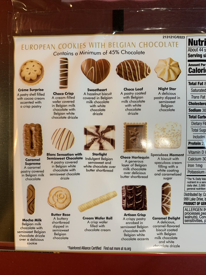 Kirkland Signature European Cookies with Belgian Chocolate 49.4 oz | eBay