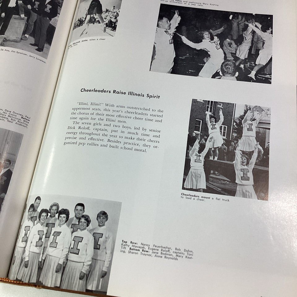 University of Illinois Yearbook 1963 Happy Youth UI Illiani Dick Butkus ...