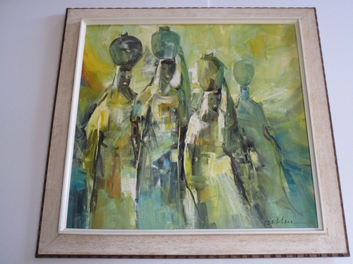 FINEST ENRICO ZABLAN PAINTING LARGE IMPRESSIONISM FILIPINO PORTRAIT ...