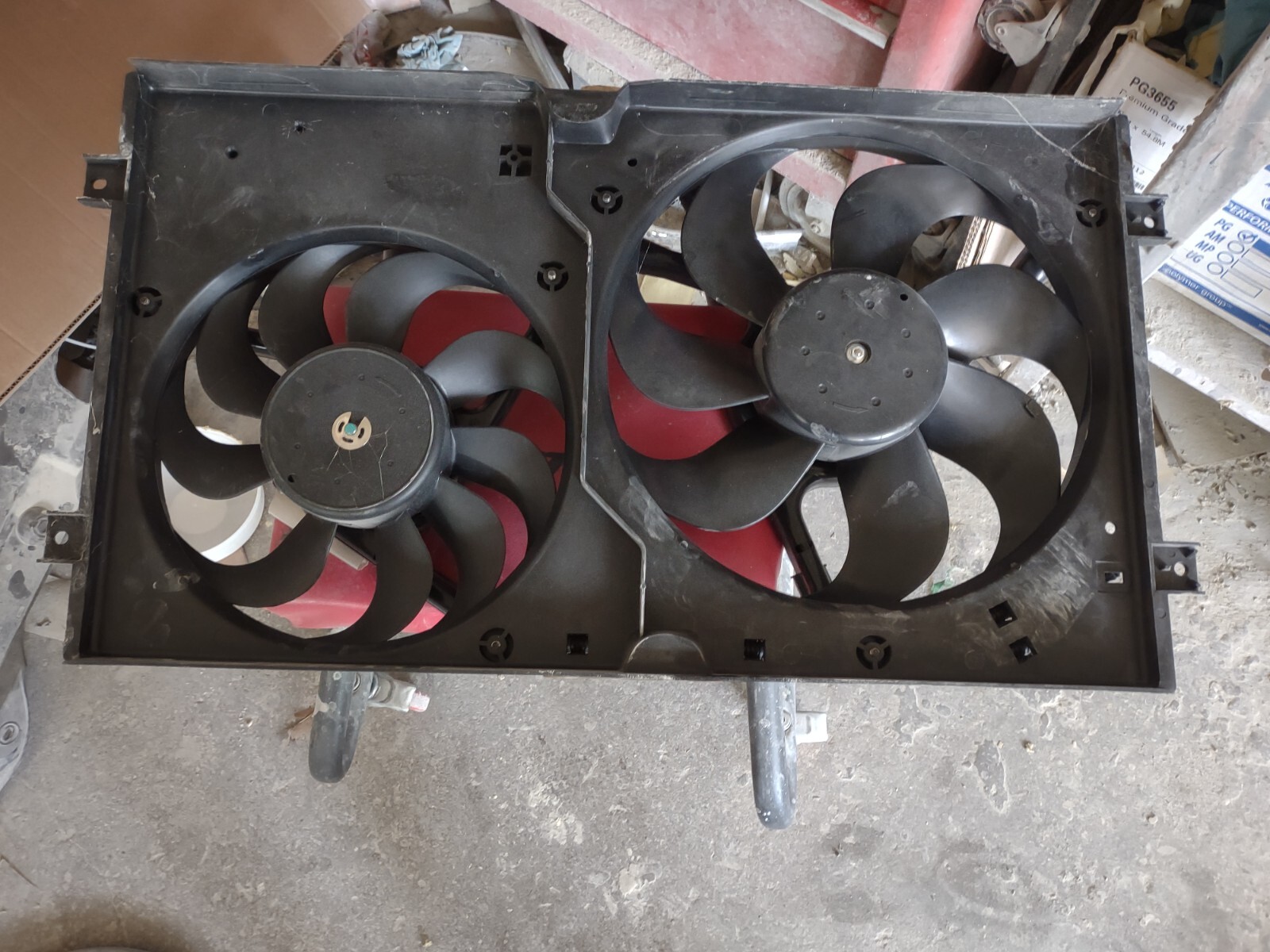 Dual Radiator and Condenser Fan Assembly For 2012 Volkswagen Passat 2 ...