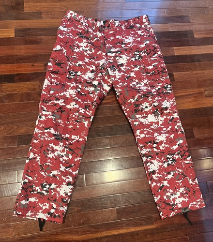 NEW Rothco Military Camouflage BDU Cargo Army Fatigue Combat Pants RED ...