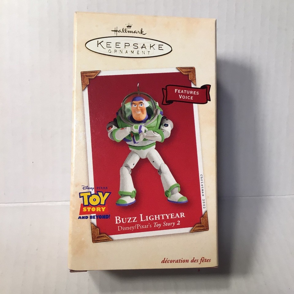 HALLMARK KEEPSAKE ORNAMENT "BUZZ LIGHTYEAR" - 2002 - FEATURES VOICE | eBay