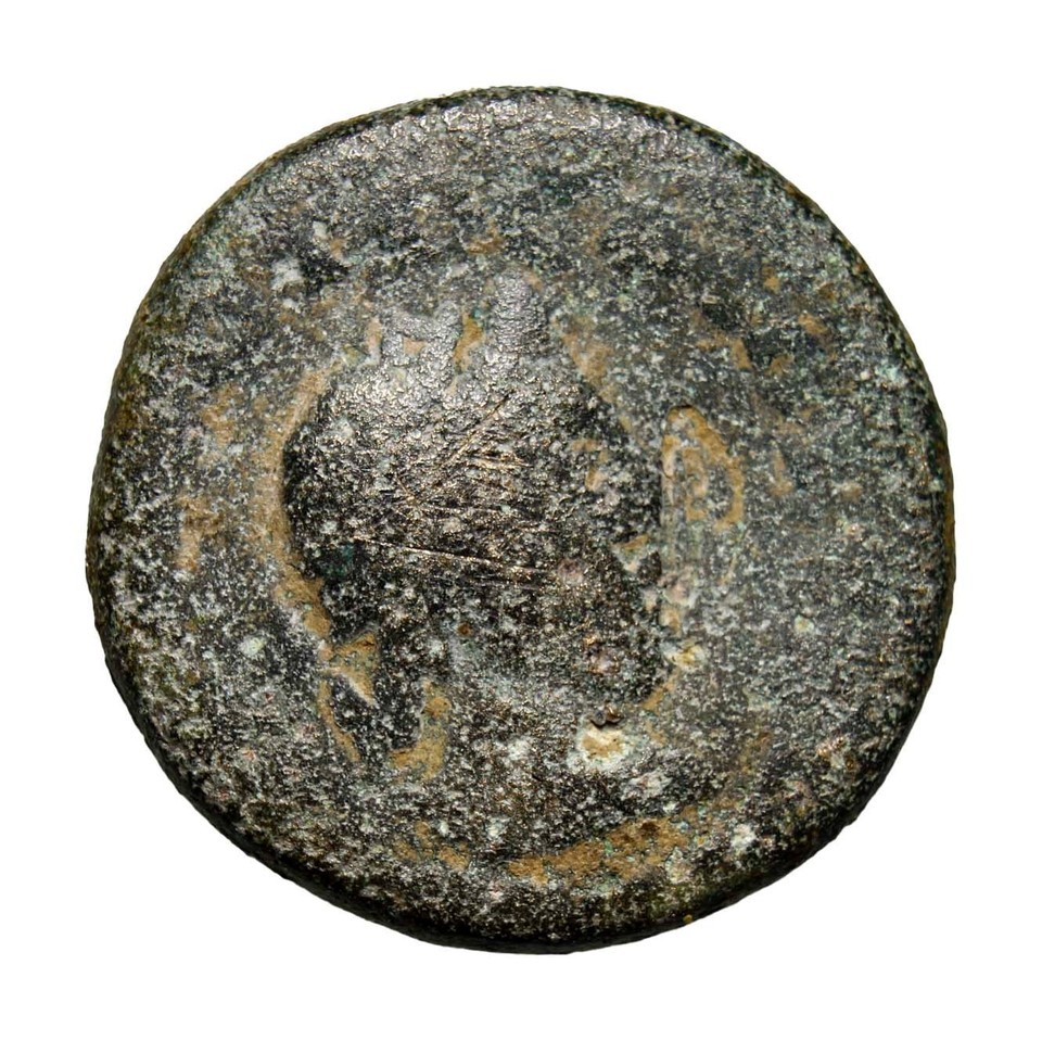 Elagabalus AE 218 Neapolis Serapis Bust Authentic Ancient Judaea Coin ...