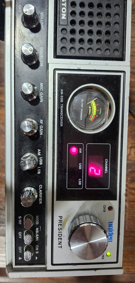 Uniden President Washington AM/SSB CB Radio - powers on | eBay