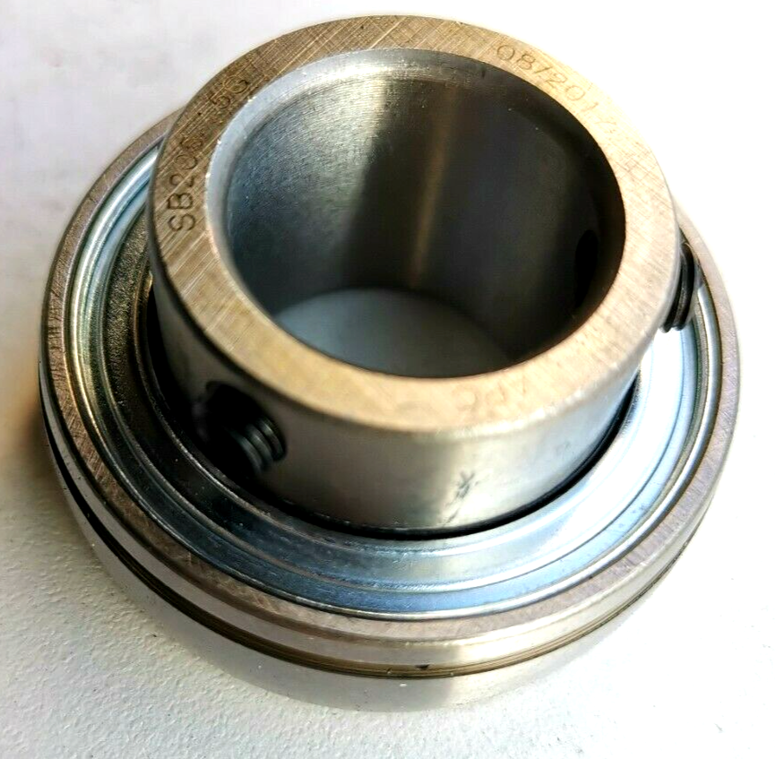 Premium SB207-22G Insert Bearing 1-3/8" Bore w/Set Screw Re-Lube Type ...