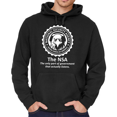 NSA National Security Agency USA Edward Snowden Fun Hoodie | eBay