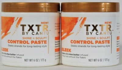 2 Count TXTR By Cantu 6 Oz Shine & Sculpt Sleek Long Last Style Control ...