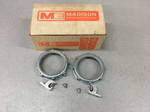 NEW BOX OF 2 MADISON EQUIPMENT 3" GROUNDED INSULATED BUSHINGS CBGI-300 ...