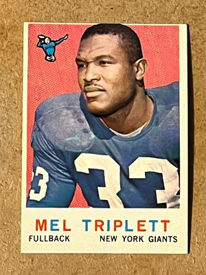 1959 Topps Mel Triplett Rookie #160 EX | eBay