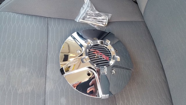 MB Wheels TKO Aftermarket Wheel Center Hub Cap Black 5 Lug Custom C-358 ...