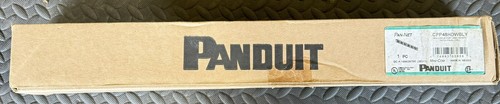 Panduit CPP48HDWBLY 48-Port Flat High-Density Patch Panel, 1 RU - Black ...