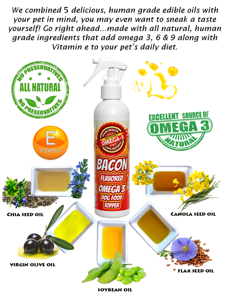 Bacon and Cheese Flavor Spray For Dry Dog Food | eBay