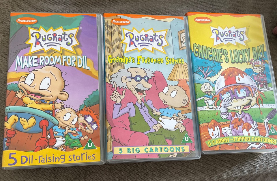Rugrats VHS X3- Rugrats The Video Collection 90s Nickelodeon VHS Box ...