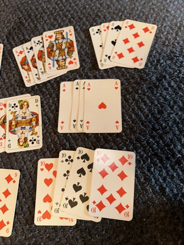 Vintage German Playing Cards 32/32 Skat In Case With Paper Pencil Nice ...