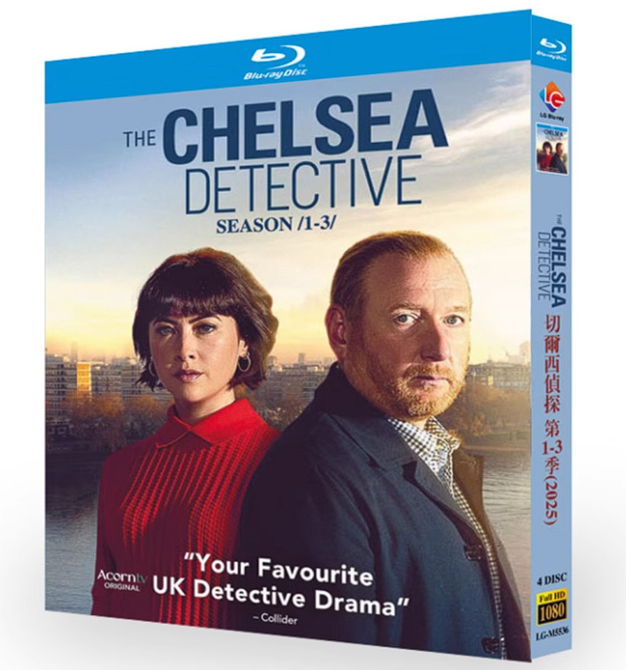 The Chelsea Detective Season 1-3 (2025) 4-Discs All Region Box Set ...