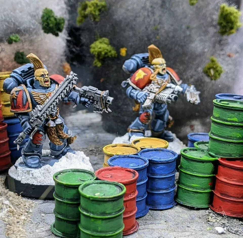 Bulk 28mm Oil Barrels Table Top Terrain | eBay