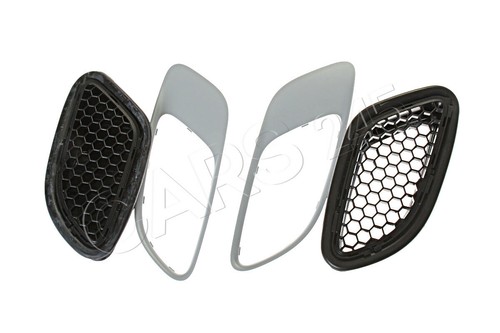 Genuine BMW E90 Hood Grills LEFT+RIGHT with Covers and Seals OEM ...