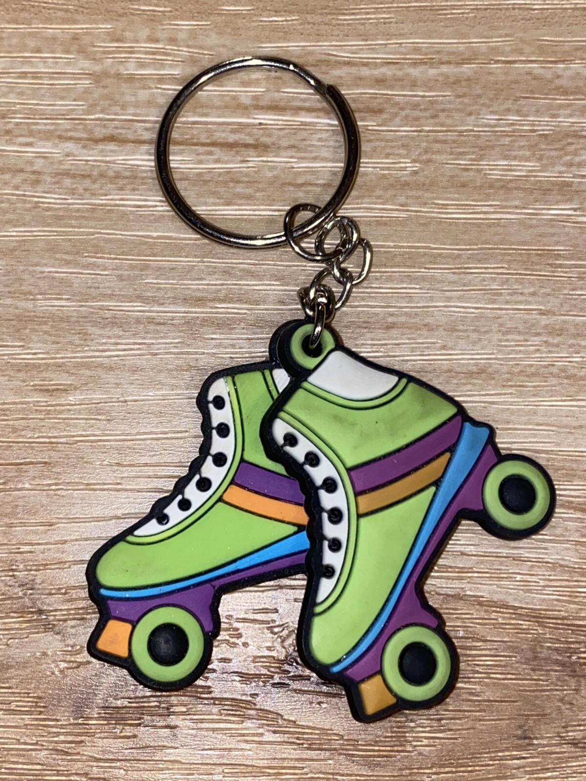 Vintage Retro Roller Skate Key Chain Fob | eBay